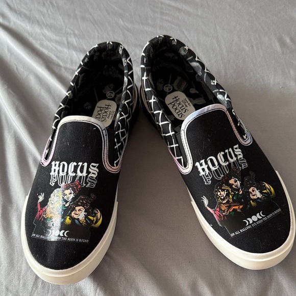 Disney | Shoes | Disney Hocus Pocus Sneakers Black And White | Poshmark